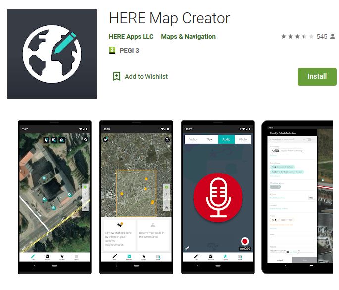 Update für die Mobile Map Creator App